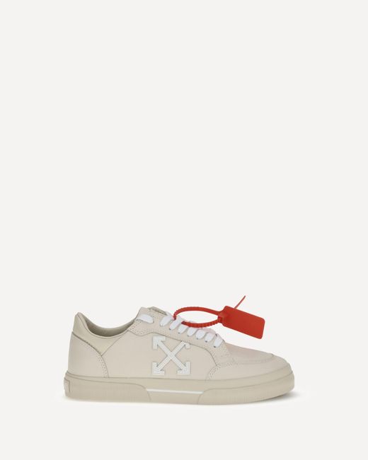 Off-White c/o Virgil Abloh Vulcanized Sneakers in Natural for Men | Lyst UK