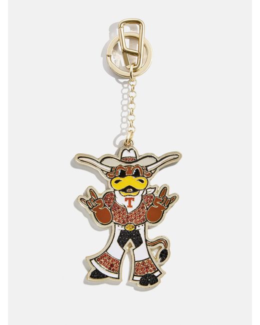 BaubleBar Texas Longhorns Bevo Keychain in White | Lyst