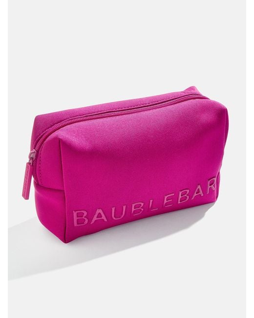 BaubleBar Take It Away Storage Pouch in Pink | Lyst