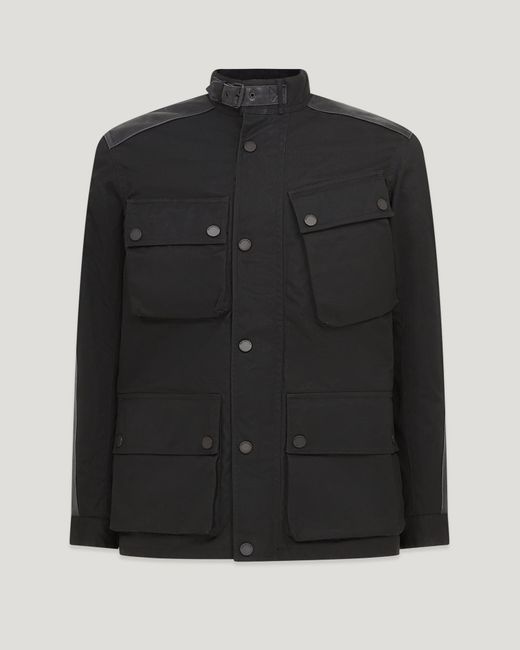 Belstaff Trackmaster Motorcycle Jacket in Black for Men | Lyst UK