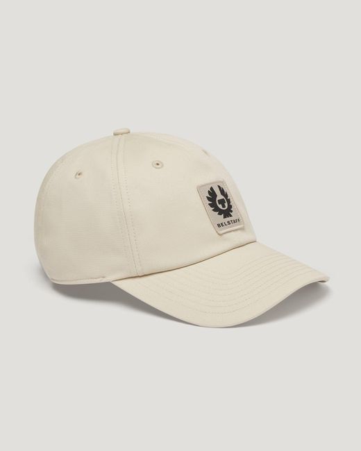 Belstaff Phoenix Logo Cap Cotton in Natural for Men | Lyst UK