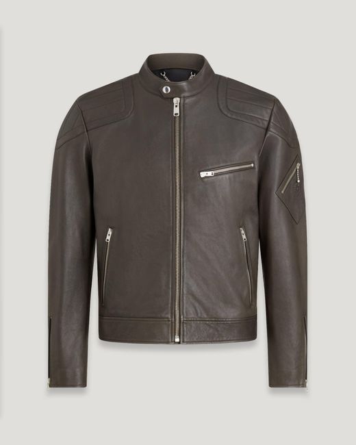 Belstaff T Racer Jacket in Gray for Men | Lyst