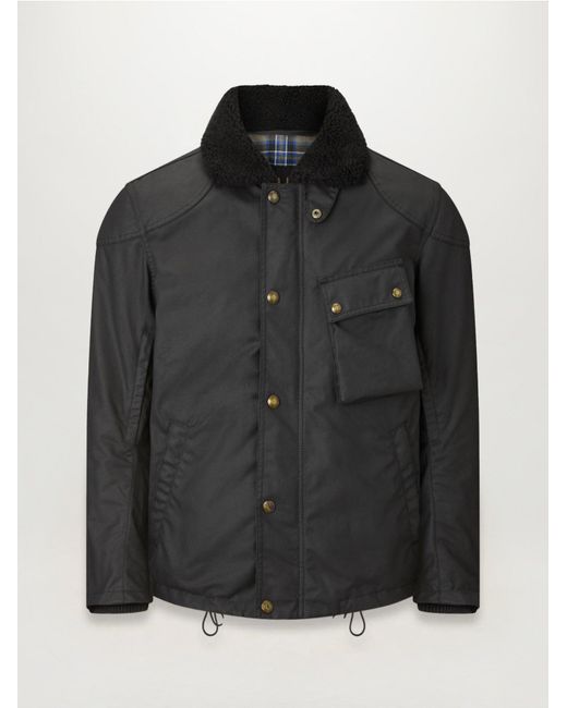 Belstaff Convoy Motorcycle Jacket in Black for Men | Lyst UK