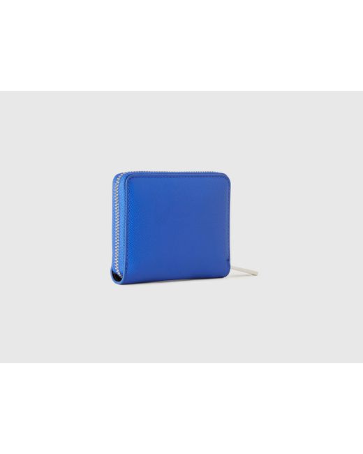 Benetton Small Zip Wallet in Blue | Lyst UK