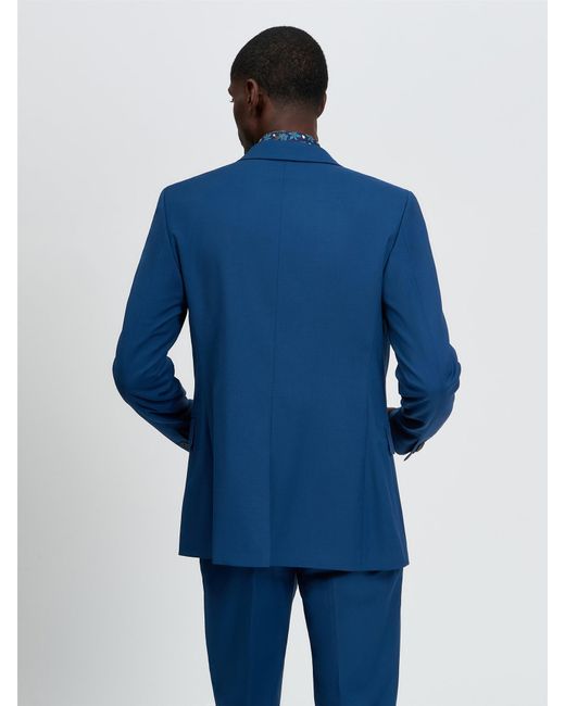 Ben Sherman Signature Stretch Twill Jacket In Riviera Blue for Men ...