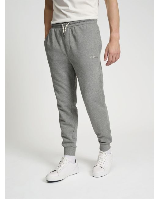 Ben Sherman Raised Rubber Logo Jogger In Grey Marl in Grey for Men ...