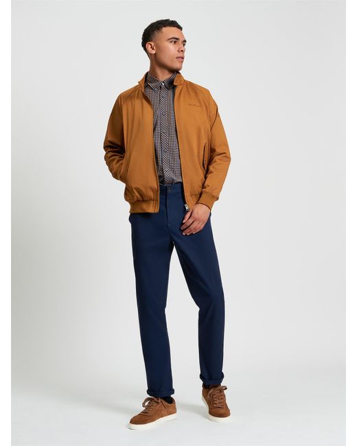 Ben Sherman Signature Harrington Jacket In in Blue for Men | Lyst UK