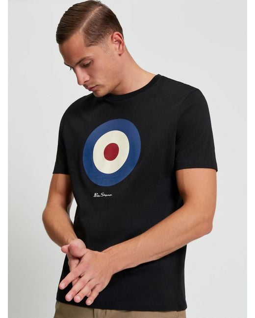 Ben Sherman Signature Target Tee In Black for Men | Lyst UK