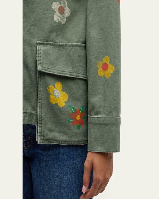 Mother The Mess Hall Utility Jacket in Green | Lyst