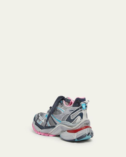 Balenciaga Mesh Runner 2 Sneakers in Blue for Men | Lyst