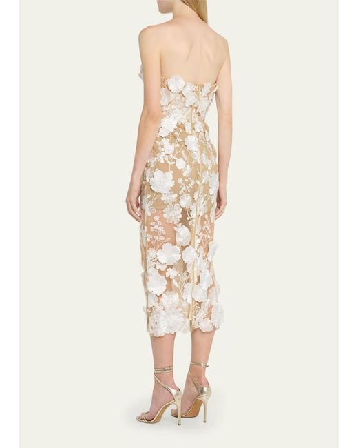 Bronx and Banco Jasmine Midi Dress in White | Lyst