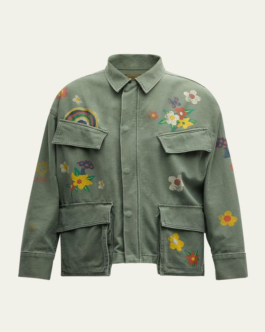 Mother The Mess Hall Utility Jacket in Green | Lyst
