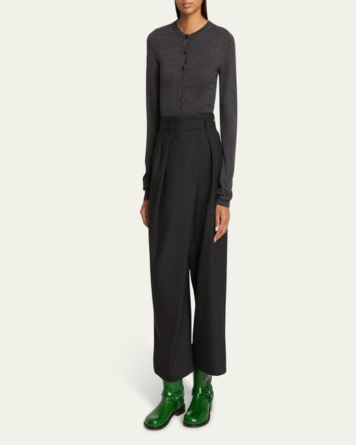 Loewe Campo Python Harness Biker Booties in Green | Lyst