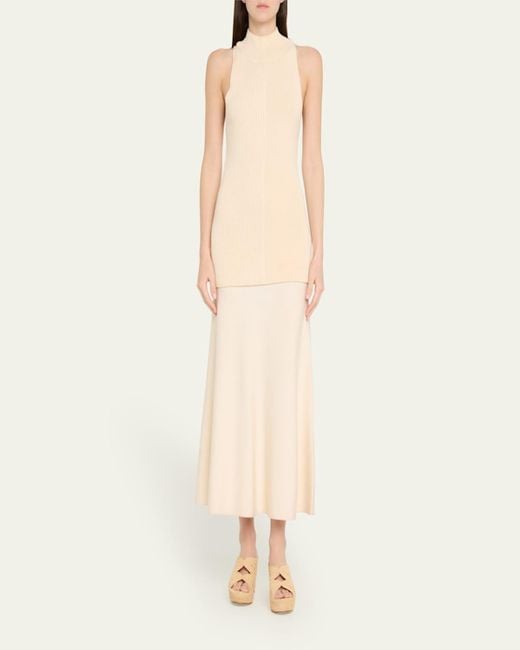 Carrie Forbes Lilou Raffia Platform Wedge Mules in Natural | Lyst