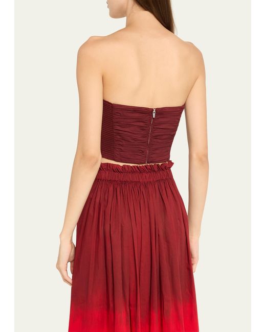 A.L.C. Gisele Gathered Tube Top | Lyst