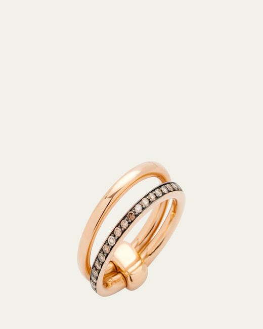 Pomellato Iconica 18K Ring With Diamonds in Natural | Lyst