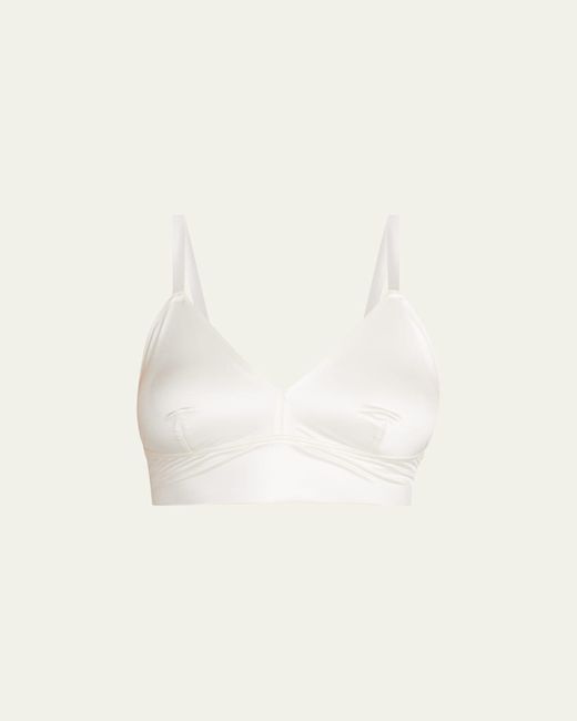 Spanx Shaping Satin Bralette in Natural | Lyst