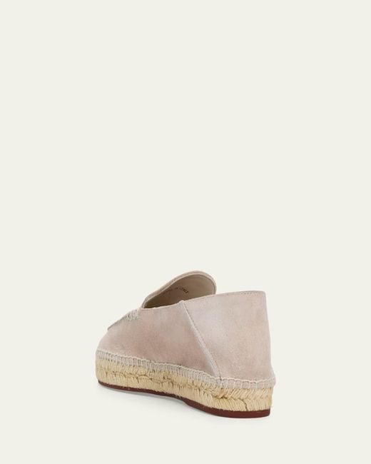 Loro Piana Seaside Walk Suede Espadrilles in Natural for Men | Lyst