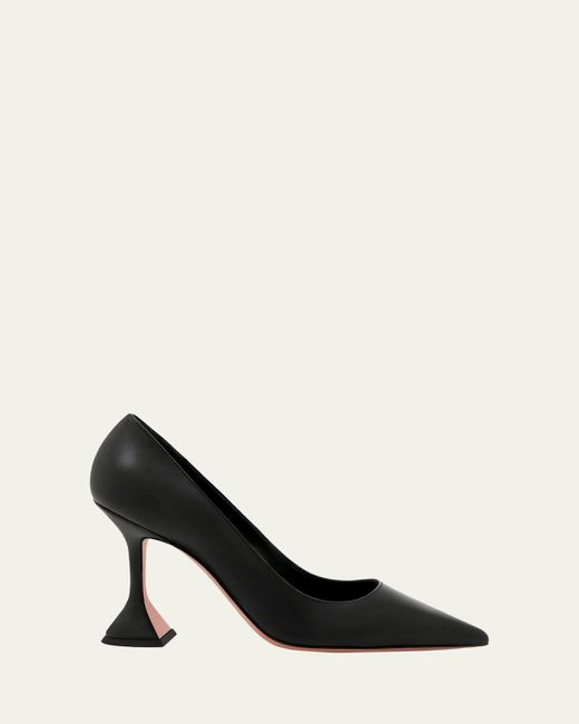 AMINA MUADDI Ami Pointed Leather Pumps in Black | Lyst