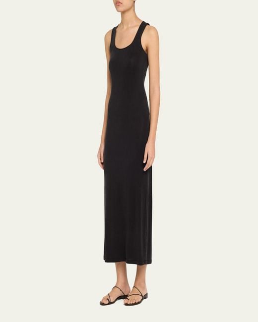Anemos Hume Maxi Tank Dress in Black | Lyst