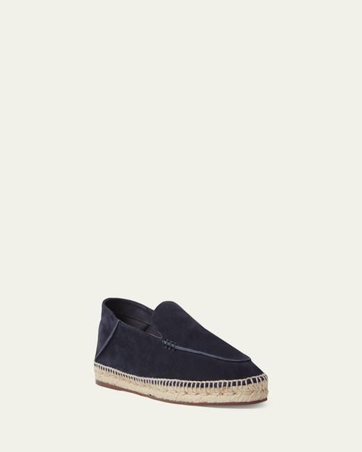Loro Piana Seaside Walk Suede Espadrilles in Natural for Men | Lyst