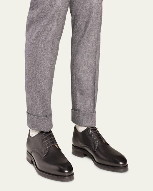 Allen Edmonds Reserve Maverick Leather Derby Shoes in White for Men | Lyst