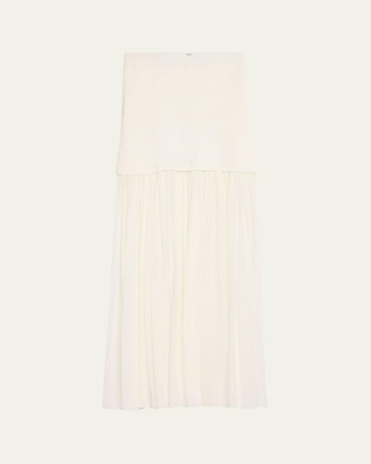 A.L.C. Hayden Drop-Waist Skirt in Natural | Lyst