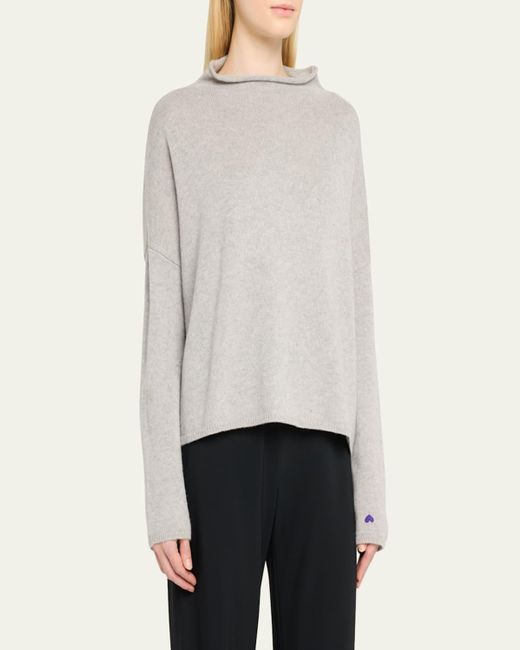 Lisa Yang The Sandy Cashmere Sweater in White | Lyst
