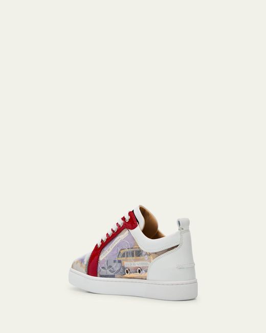 Christian Louboutin Fun Louis Junior Leather Trash Low-Top Sneakers in ...