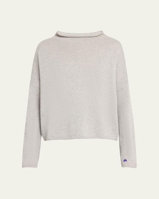 Lisa Yang The Sandy Cashmere Sweater in White | Lyst