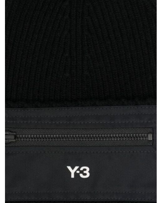 Y-3 Y-3 Ny Beanie Accessories in Black for Men | Lyst UK