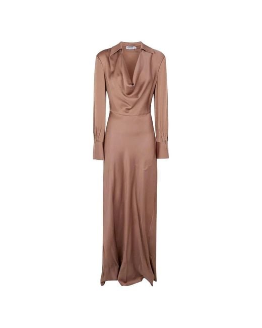 Jonathan Simkhai "Adelle" Long Sleeves Gown in Natural | Lyst UK