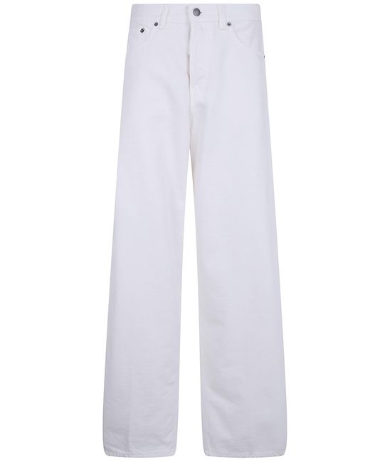 Haikure 'Bethany Bull 44' Wide Leg Jeans in White | Lyst UK