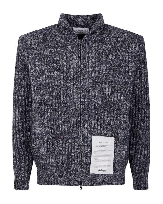 Ballantyne Full Zip Cardigan in Blue for Men | Lyst UK