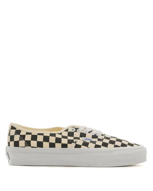 Vans "Lx Authentic Reissue 44 Lx Checkerboard" Sneakers in White | Lyst UK