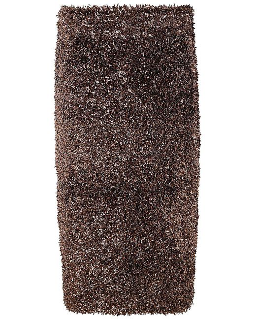 Dries Van Noten 03300 Temple 9725 W.k.skirt Clothing in Brown | Lyst