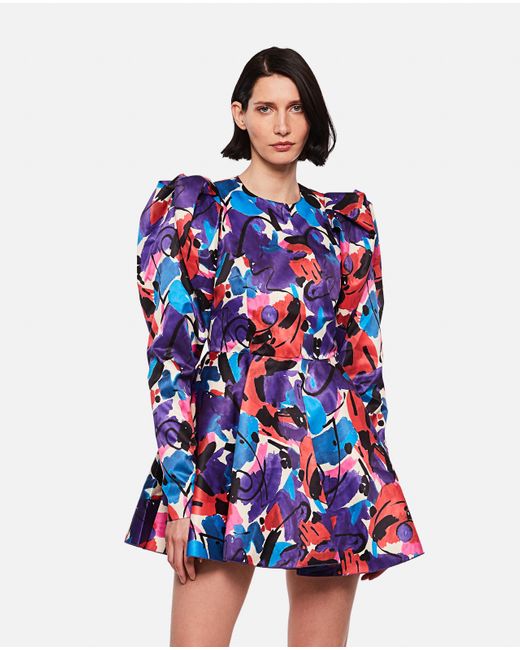 Rotate Birger Christensen Pauline Mini Dress In Black Lyst Uk