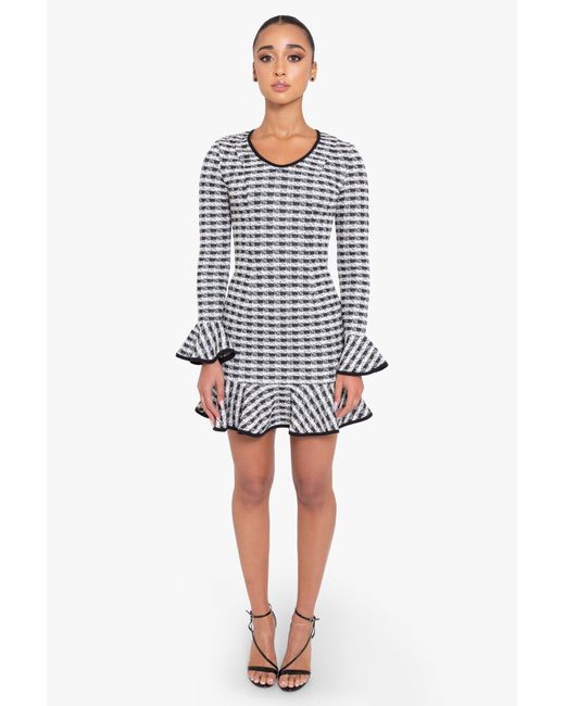 Black Halo Kiara Mini in White | Lyst