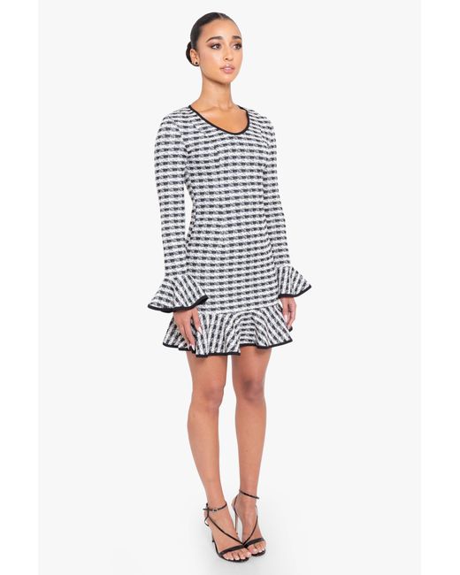 Black Halo Kiara Mini in White | Lyst