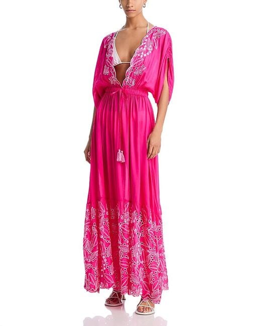 Ramy Brook Layshia Dress Swim Cover Up In Pink Lyst