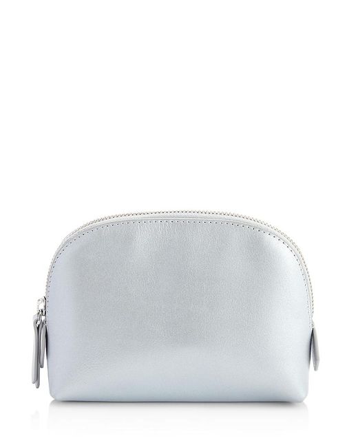 ROYCE New York Leather Cosmetics Case in Gray | Lyst