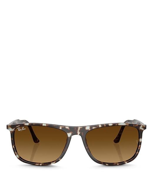 Ray-Ban Rectangle Sunglasses, 58Mm in Natural | Lyst