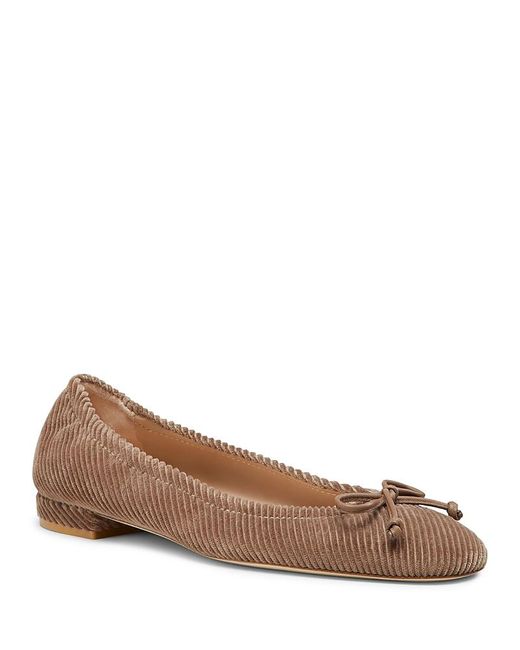 Stuart Weitzman Bria Ballet Flats in Brown | Lyst UK