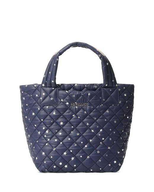MZ Wallace Mini Metro Tote Deluxe in Blue | Lyst