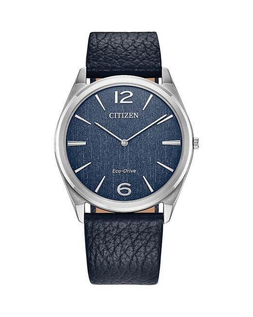 Citizen Eco Drive Classic Suratto Watch, 38Mm in Blue for Men | Lyst