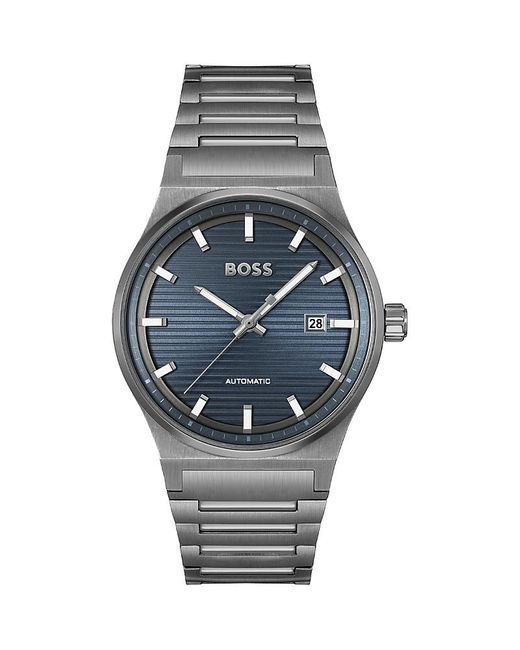 BOSS Candor Automatic Watch, 41Mm in Gray for Men | Lyst