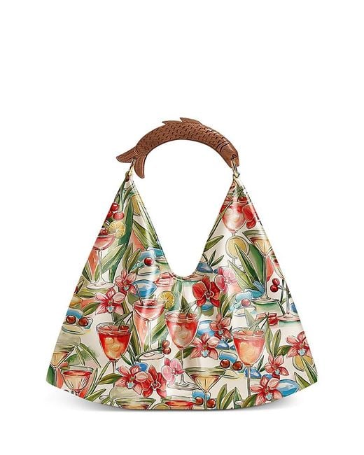 FARM Rio Satin Scarf Medium Bag | Lyst