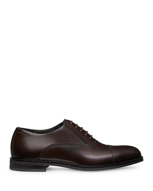 Stuart Weitzman Club Classic Oxfords in Brown for Men | Lyst