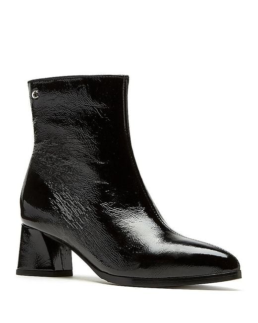 La Canadienne Ann Patent Leather Boots in Black | Lyst