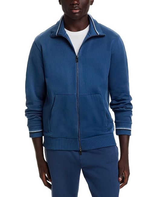 BOSS C Siza Track Jacket in Blue for Men | Lyst